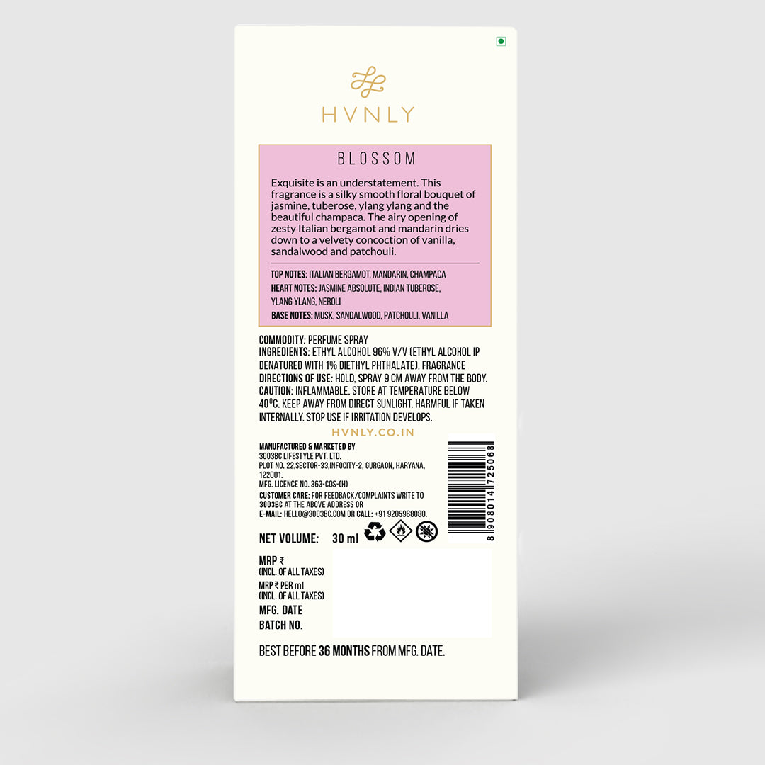 Buy Blossom Perfume for Women Online | Eau de Parfum (EDP) - HVNLY